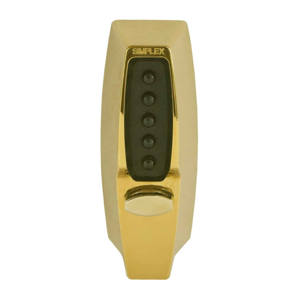Shabbos Lock - Simplex 7100 Series Mechanical Keyless Deadbolt